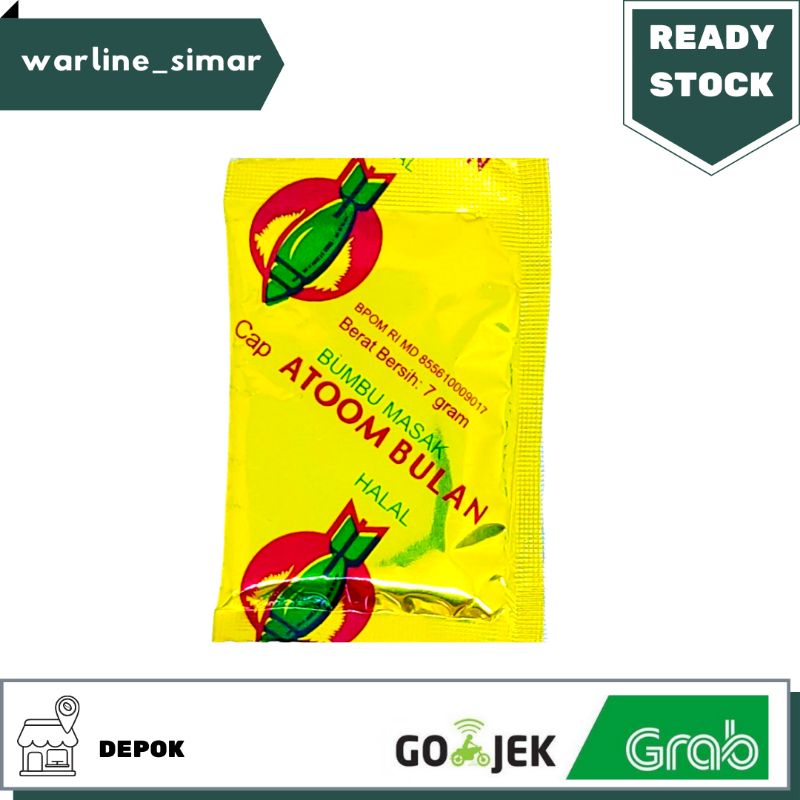 Jual Bumbu Atom Bulan Sachet 7gr Bumbu Atom Ayam Bawang Bumbu Masak ...