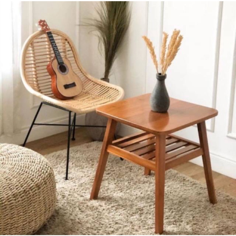 Jual MEJA BACA MINIMALIS JATI || MEJA KOPI MINIMALIS JATI || MEJA TERAS ...