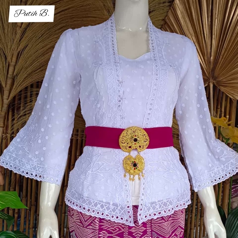 Jual Kebaya jadi bordir uragiri tangan pari model terbaru mewah elegan ...