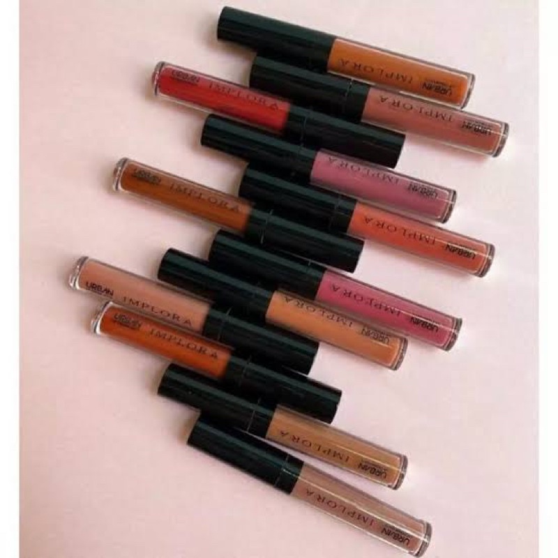Jual (NEW 20 SHADE)Lipcream implora BPOM original matte | Shopee Indonesia