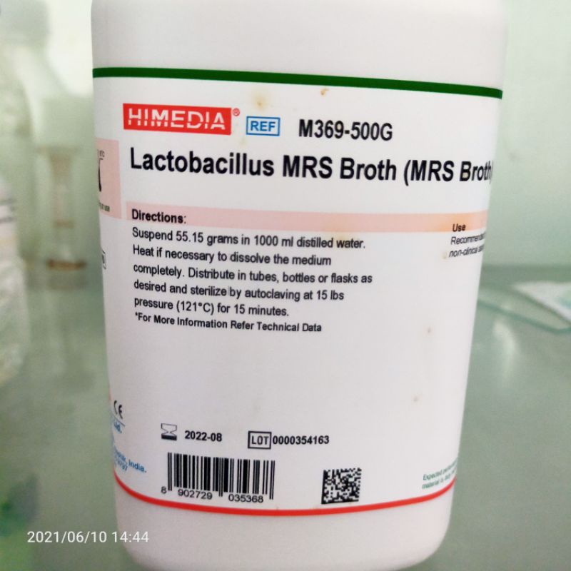 Jual Lactobacillus MRS Broth eceran | Shopee Indonesia