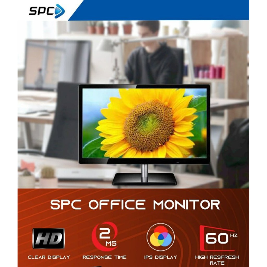 Jual Monitor LED SPC 19 Inch SM19HD Indonesia|Shopee Indonesia