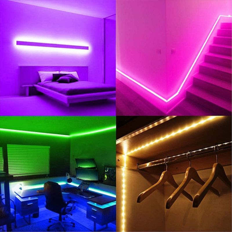 Jual Lampu Tidur Aesthetic Lighting Kamar Tidur LED Strip Lamp RGB ...