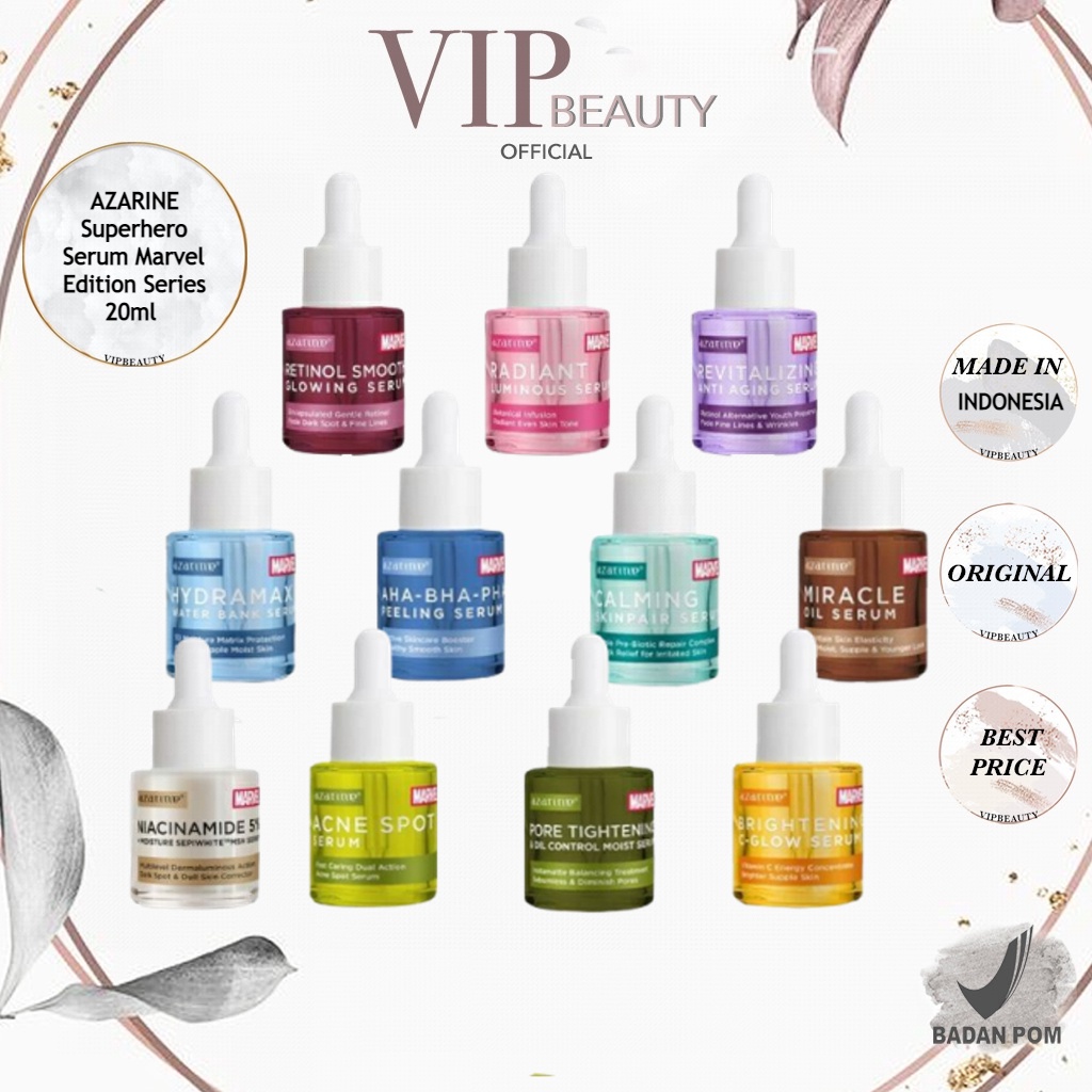 Jual AZARINE Superhero Serum Marvel Edition Series 20ml - Retinol ...
