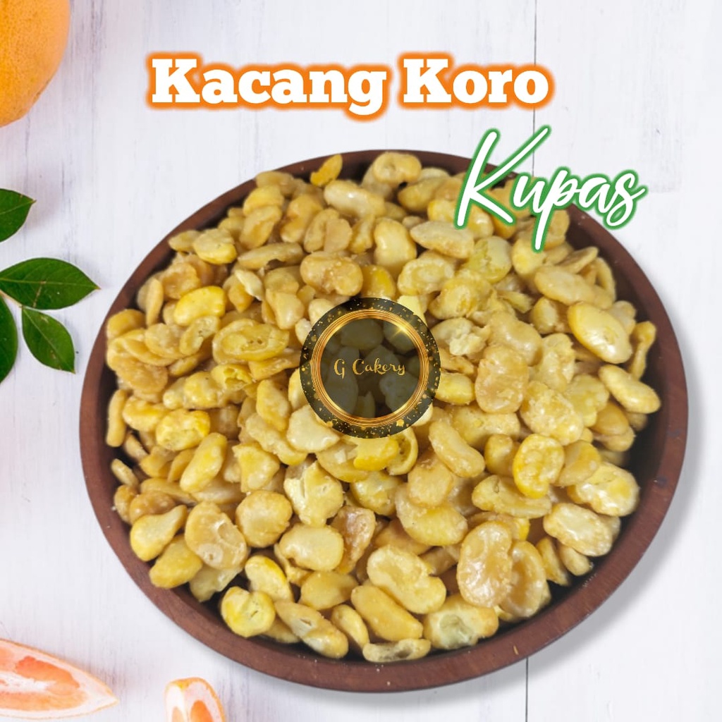 Jual Kacang KORO KUPAS / Kacang Koro Goreng Gurih Asin | Shopee Indonesia