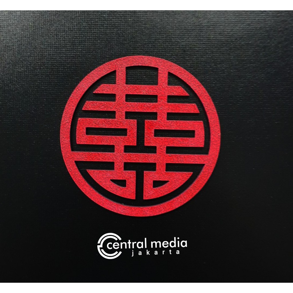 Jual Shuang Xi Kayu Logo Suang Xi Double Happiness Dekorasi Hiasan ...