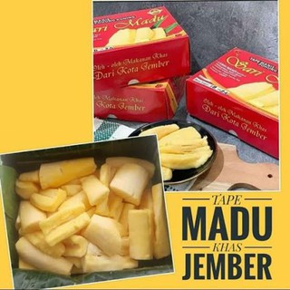 Jual Tape Singkong Kuning Manis Sari Madu Oleh-oleh khas Jember 600gr ...