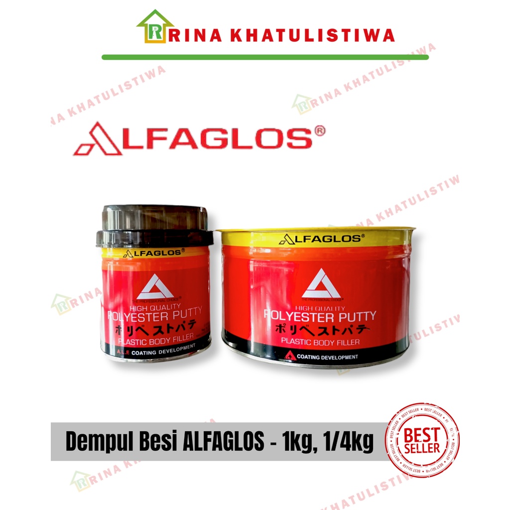 Jual Dempul Alfaglos 1kg, 1/4kg | Dempul Mobil/Besi Alfaglos | Shopee ...