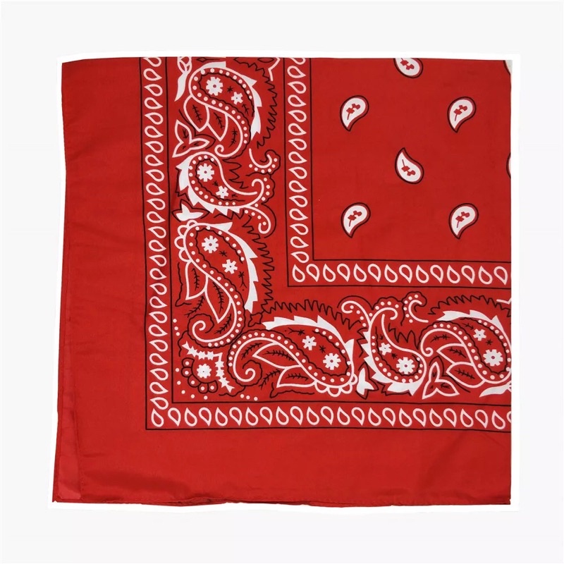 Jual Bandana Motif Paisley Warna Merah ( Instant ) | Shopee Indonesia