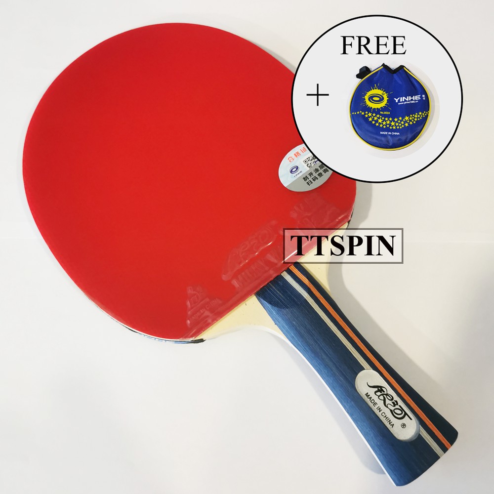 Jual Yinhe 01B Premade - Bet Pingpong Rakitan Raket Jadi Blade Tenis Meja Bat Karet Rubber 01 B ...