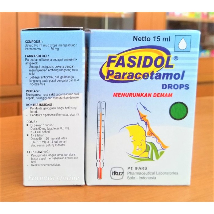 Jual Fasidol Drops 15 ml - Paracetamol | Shopee Indonesia