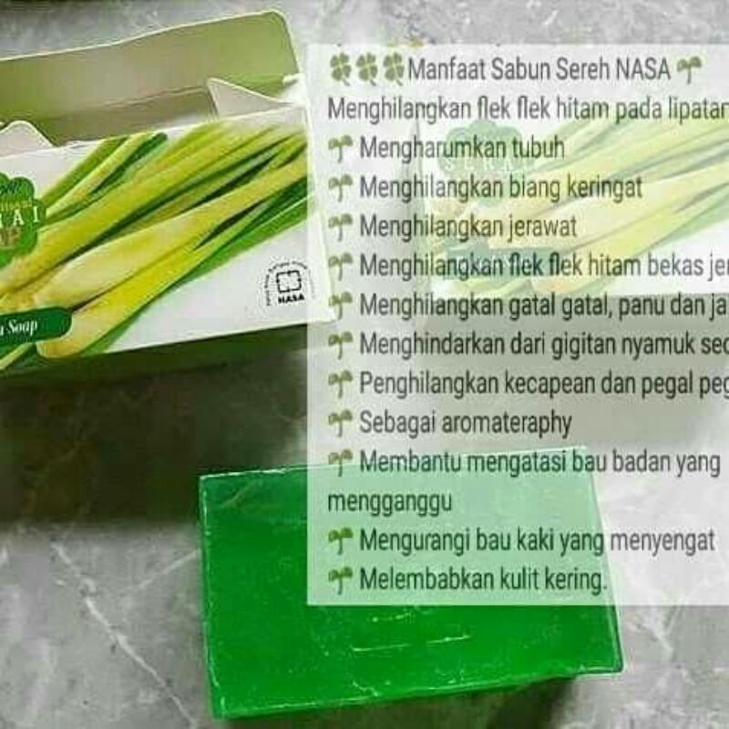 Jual Sabun Gatal dan Biang Keringat (sabun sereh) | Shopee Indonesia