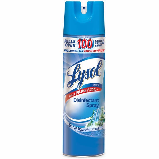 Jual Lysol disinfectant spray spring waterfall scent 354g | Shopee ...