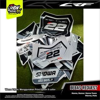 Jual DECAL CRF 150 L HITAM PUTIH / DECAL CRF 150 L FULL BODY / Sticker CRF 150 L Full Body By ...