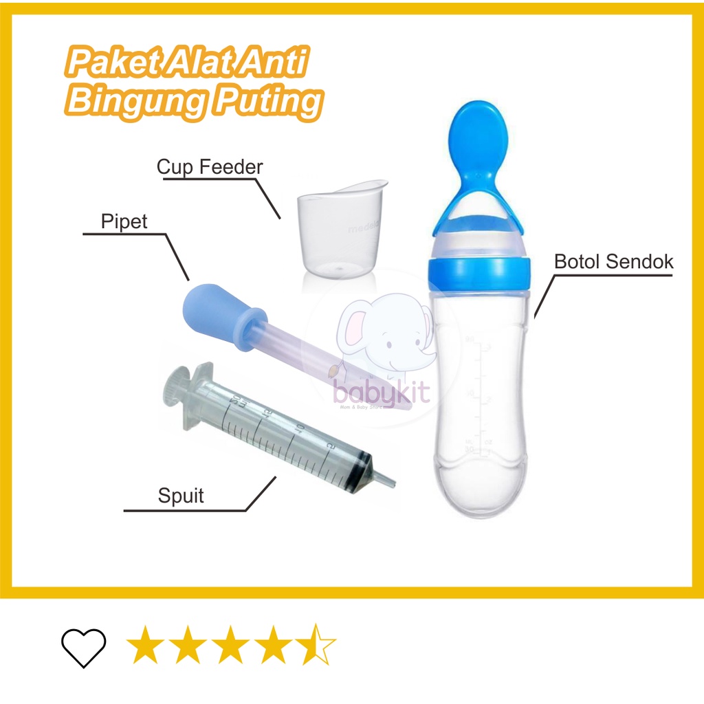 Jual Paket Pemberian ASIP Anti Bingung Puting Untuk Bayi lengkap Cup ...
