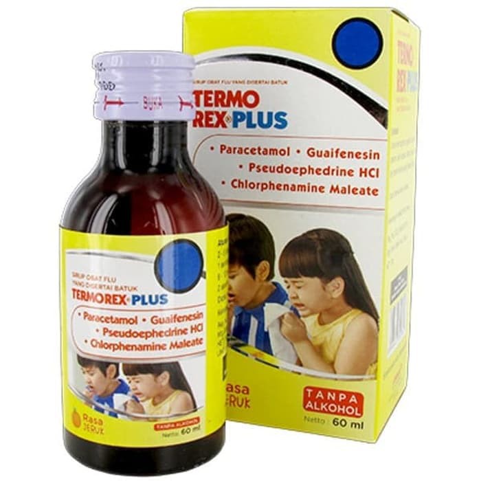 Jual TERMOREX PLUS 60ml (Sirup Obat Flu Yang Disertai Batuk Rasa Jeruk ...