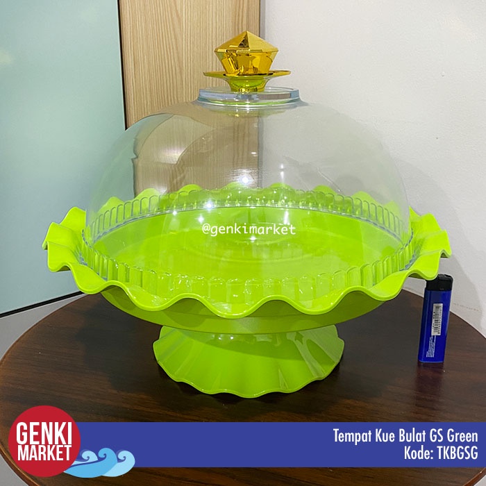 Jual Tempat Kue Bulat GS Green Genki Market / Tempat Roti Kukus ...