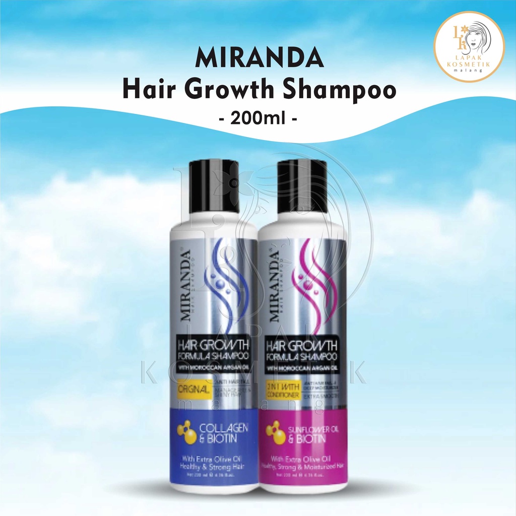 Jual MIRANDA HAIR GROWTH SHAMPO SUNFLOWER & BIOTIN | SHAMPO COLLAGEN ...