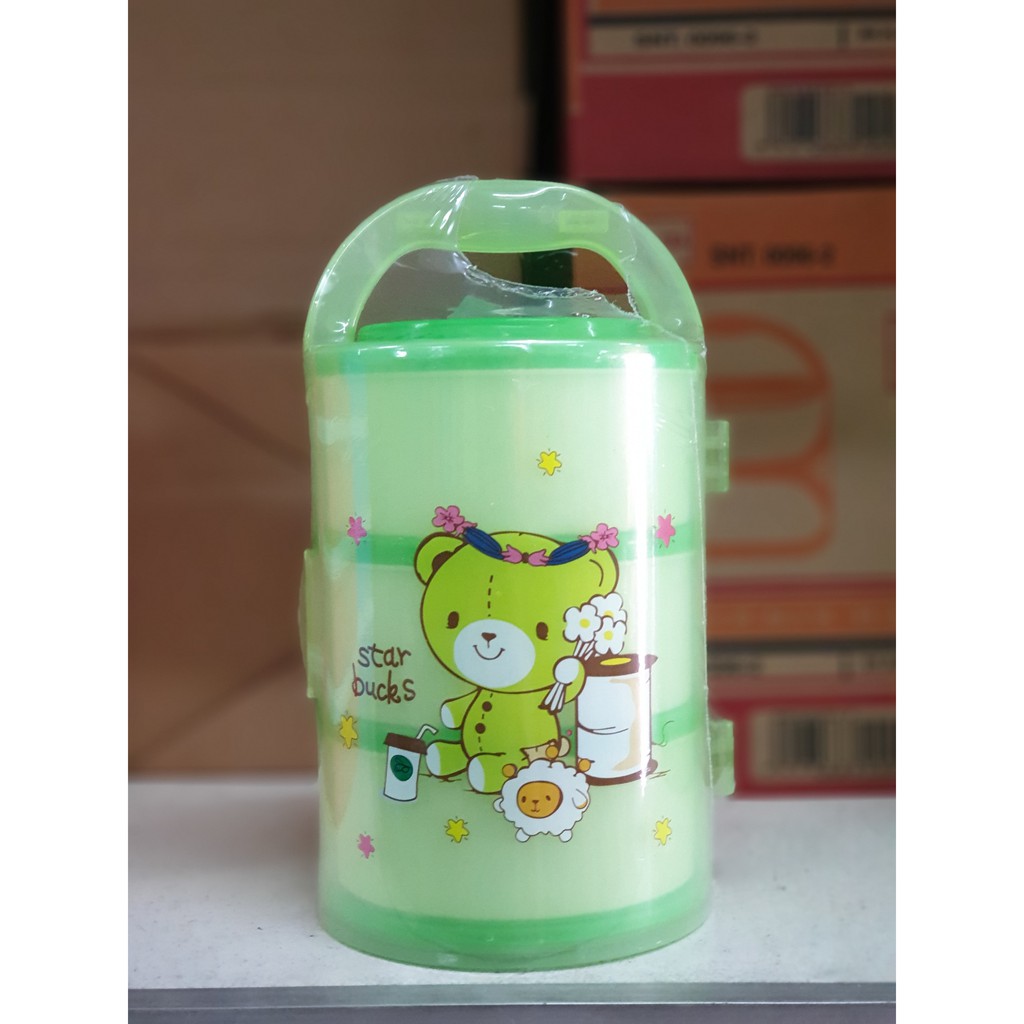 Jual Rantang Anak SUsun 3 Sanata 0107/Rantang Piknik Mini susun 3 ...