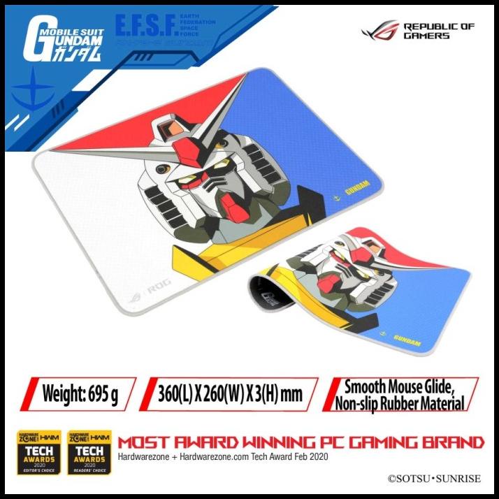 Jual Mousepad Asus Rog Sheath Gundam - Mouse Pad Gaming Asus Sheath ...