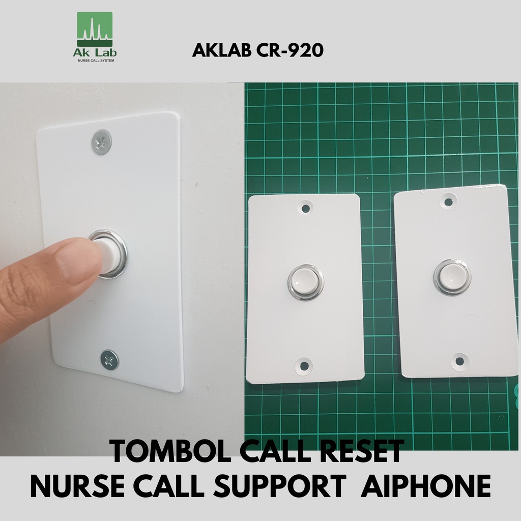 Jual Tombol Call Reset Button Nurse Call Aklab CR920 Support Aiphone ...