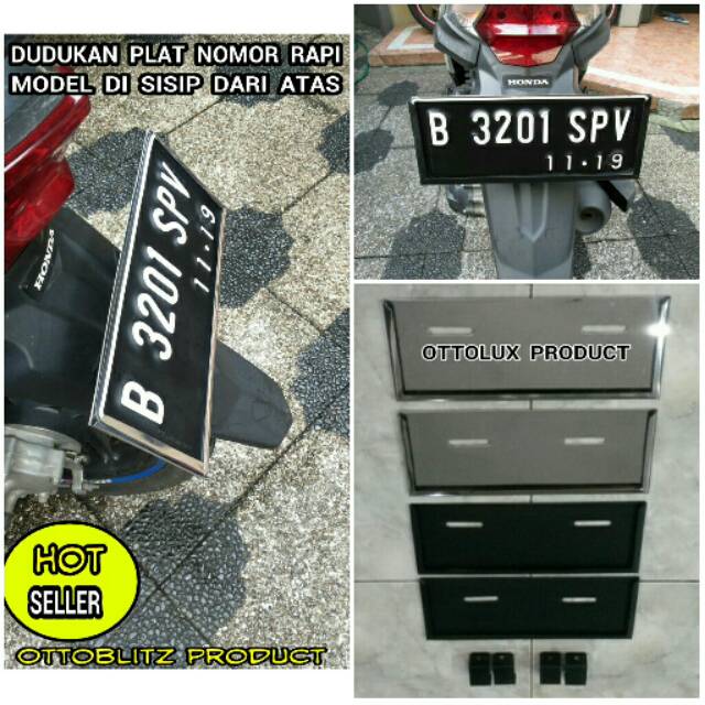 Dudukan plat nomor motor. Tempat Plat nomor motor. Tatakan plat nomor ...