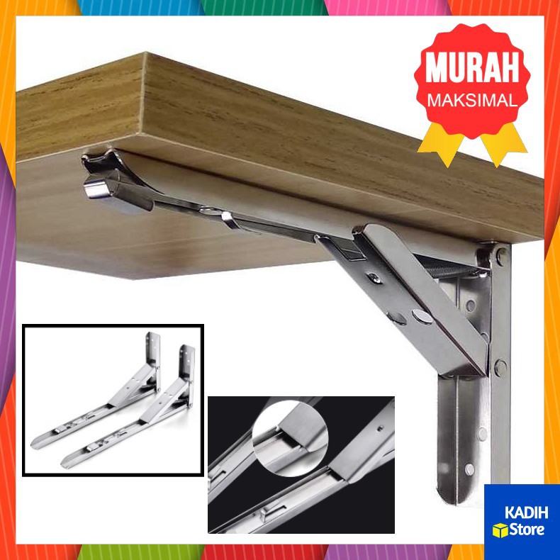 Jual ENGSEL Meja Lipat Dinding Meja Floating Stainless Anti Karat Max ...