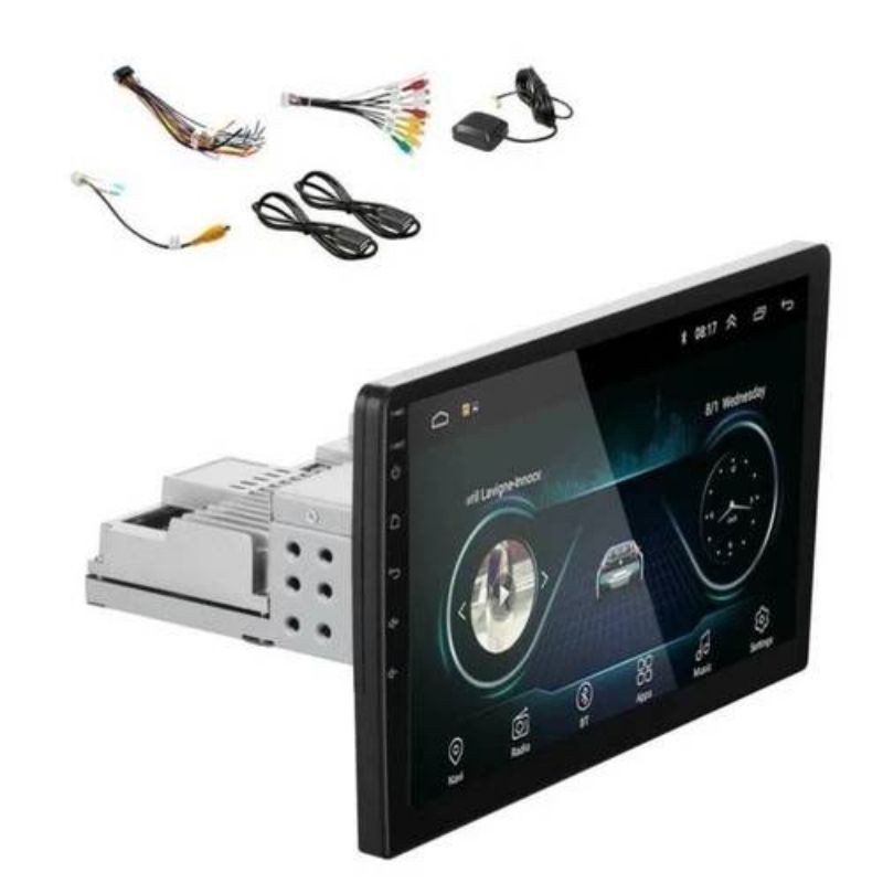 Jual Head Unit Single din Android 10 inch Floating Wifi Radio GPS USB ...