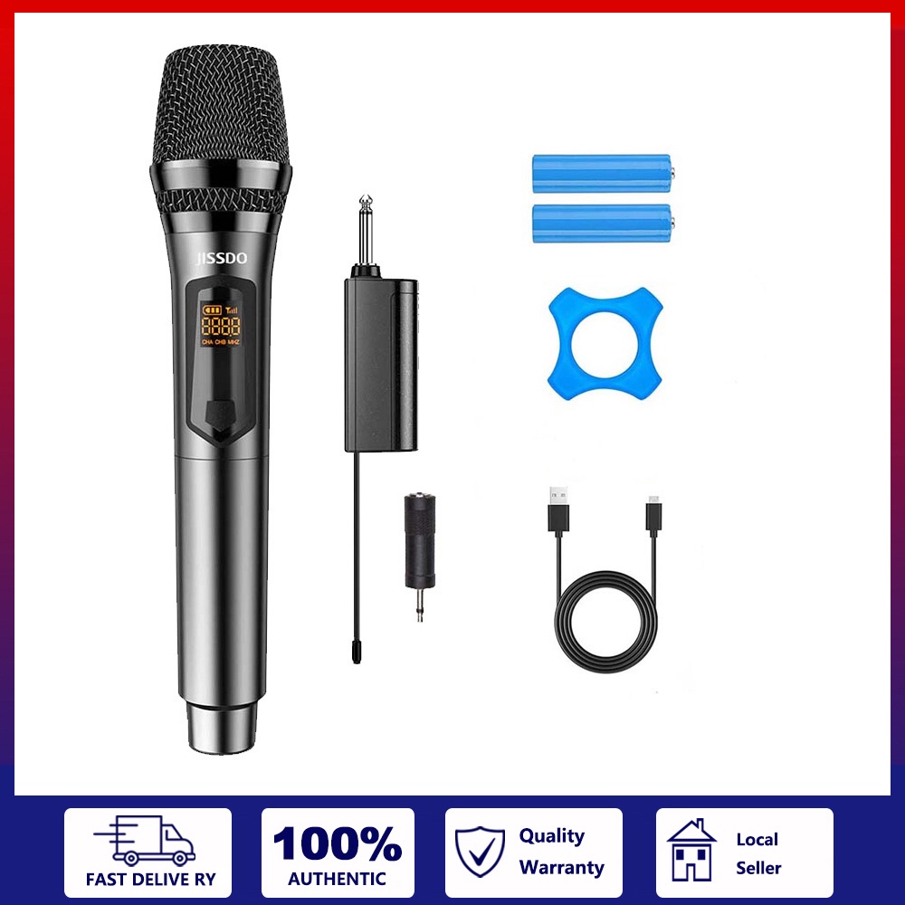 Jual Digital Mic Wireless Microphone Metalic Mic Nirkabel Mikrofon ...