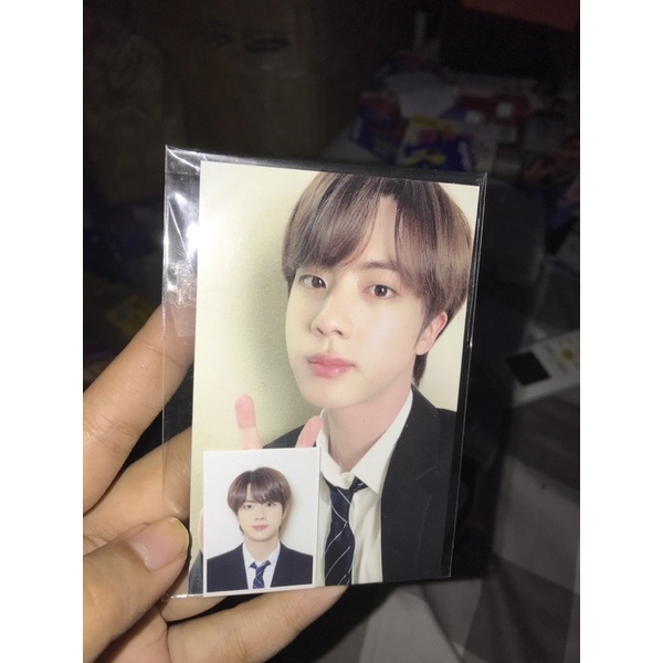 Jual BUNDLE ARMY KIT JIN MINI PHOTOCARD ID PHOTO 3X4 | Shopee Indonesia
