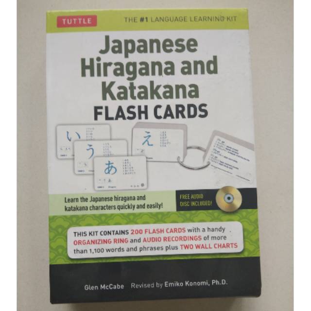 Jual Tuttle Flash Cards: Japanese Hiragana and Katakana Indonesia ...