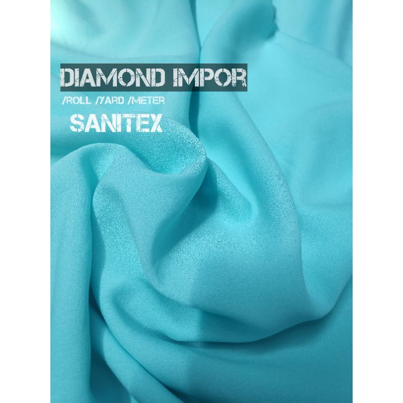 Jual 1 ROLL kain diamond impor 55 YARD ( lebar kain 150 cm ) | Shopee ...