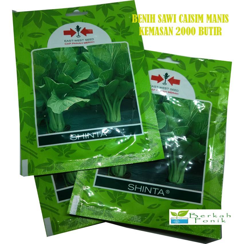 Jual Benih Bibit Sawi Caisim SHINTA cap Panah Merah kemasan pabrik/Isi ...
