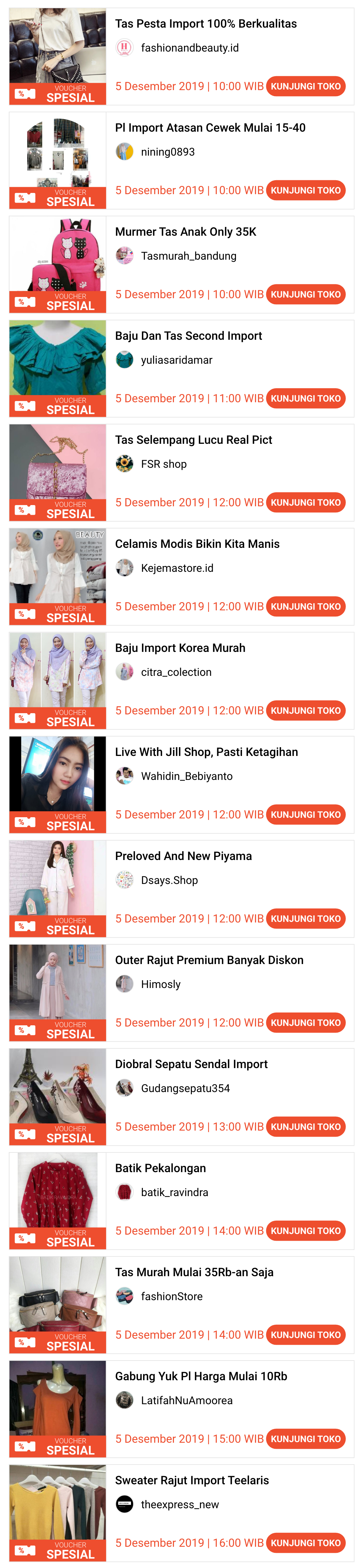 Shopee Live Streamer Baru Day
