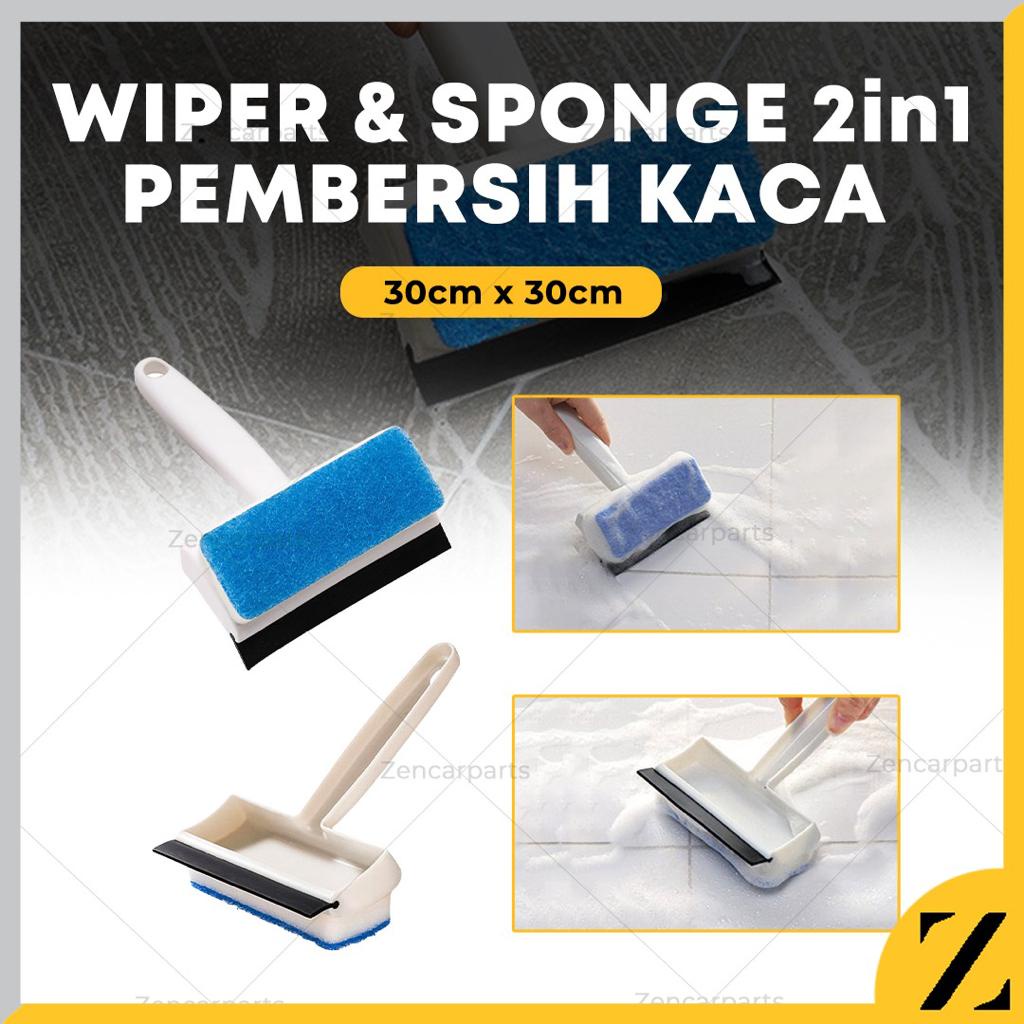 Jual Sponge Wiper Busa Karet 2in1 2 in 1 Glass Cleaner Spon Alat ...