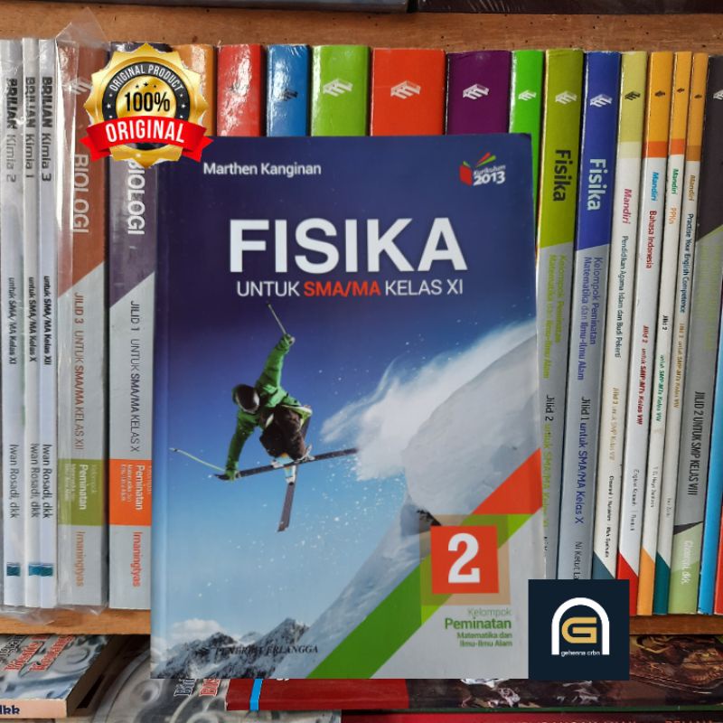 Jual Buku Fisika SMA/MA Kelas 11 (Kls 2 SMA) K13N Kelompok Peminatan MIPA Marthen Kanginan ...