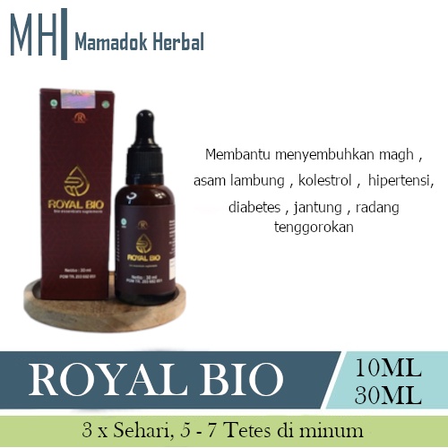 Jual ROYAL BIO Obat tetes herbal bantu atasi maag , asam lambung ...