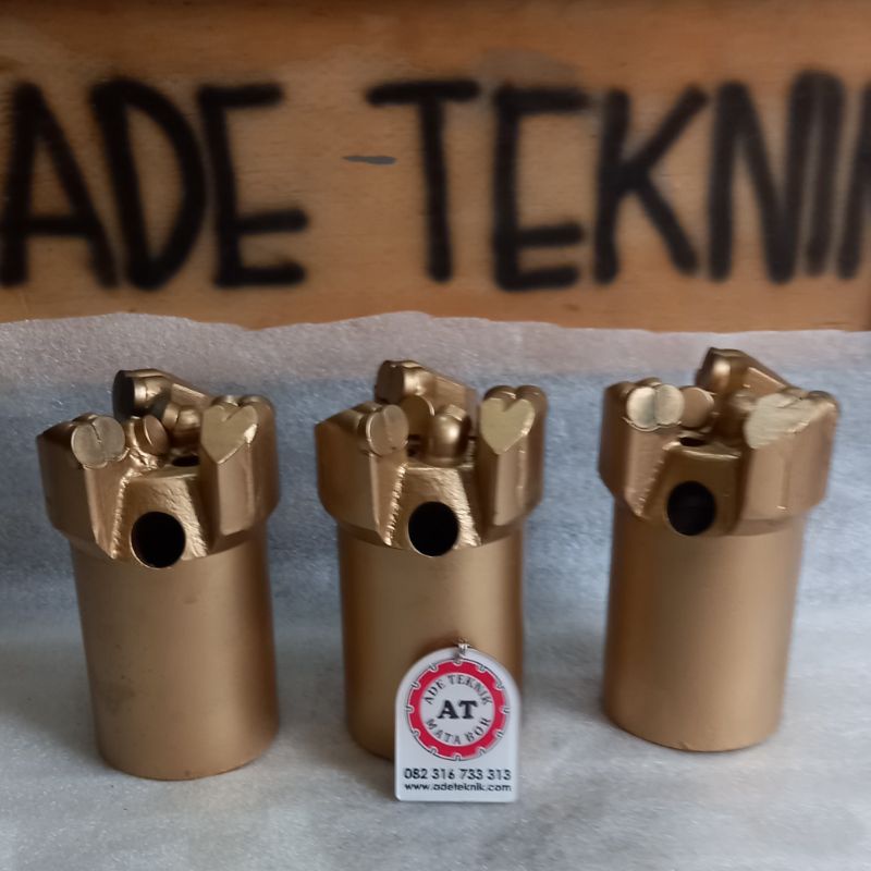 Jual MATA BOR DRAG BIT PDC 2.7 inchi MATA BOR SUMUR PCD BIT 75mm,Mata ...