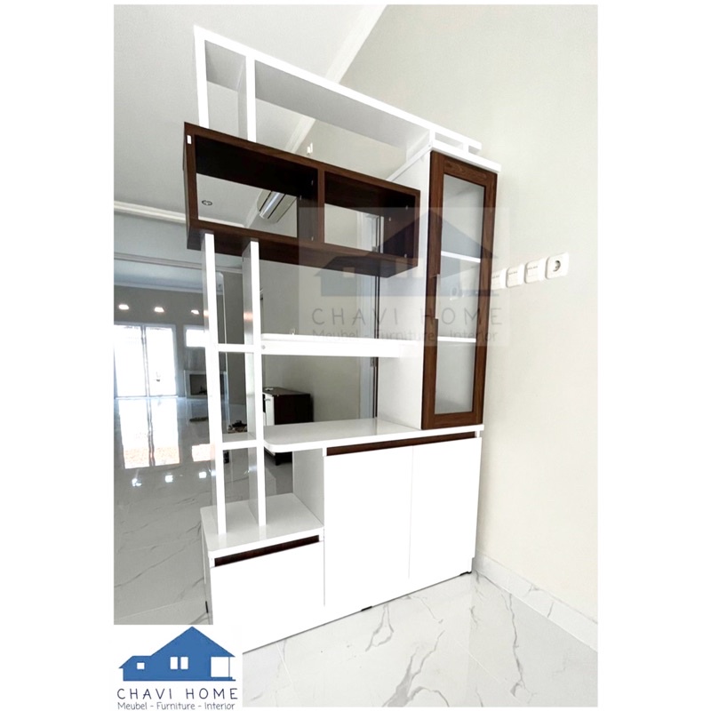 Jual penyekat ruangan divider room partisi ruangan putih minimalis ...