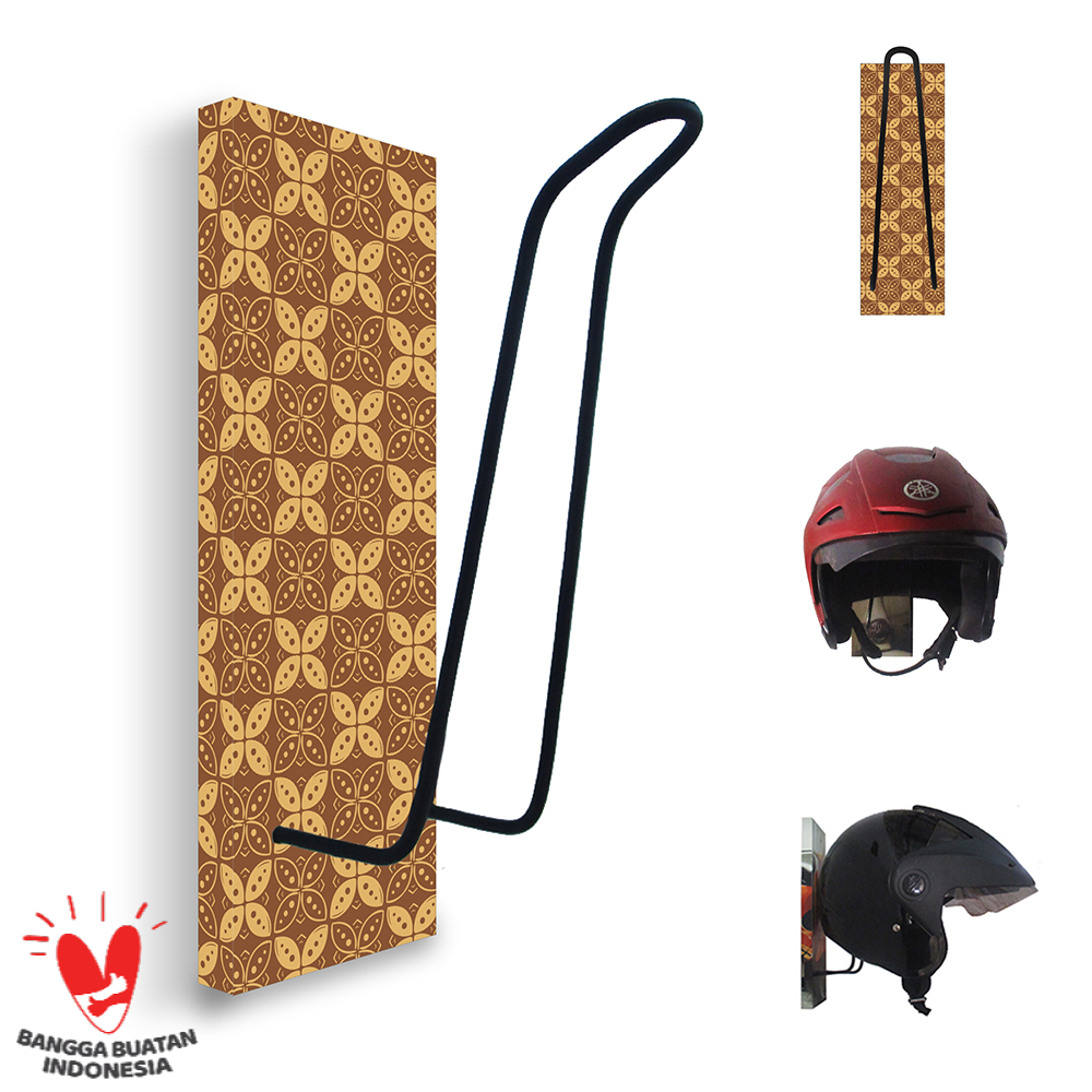 Jual GANTUNGAN HELM - TEMPAT HELM - Rak HELM MOTOR - BATIK 101 | Shopee ...