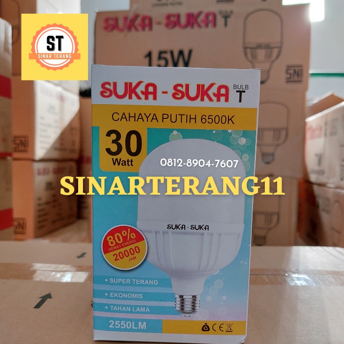 Jual LAMPU LED SUKA - SUKA 30 WATT, LED SUKASUKA 30 WATT | Shopee Indonesia
