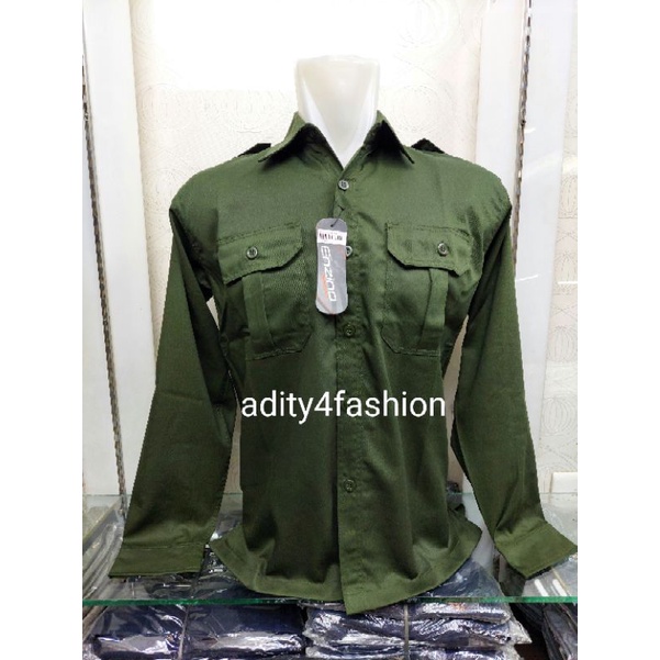 Jual Kemeja Seragam Pns,Kemeja Seragam Pdh Army Indonesia|Shopee Indonesia