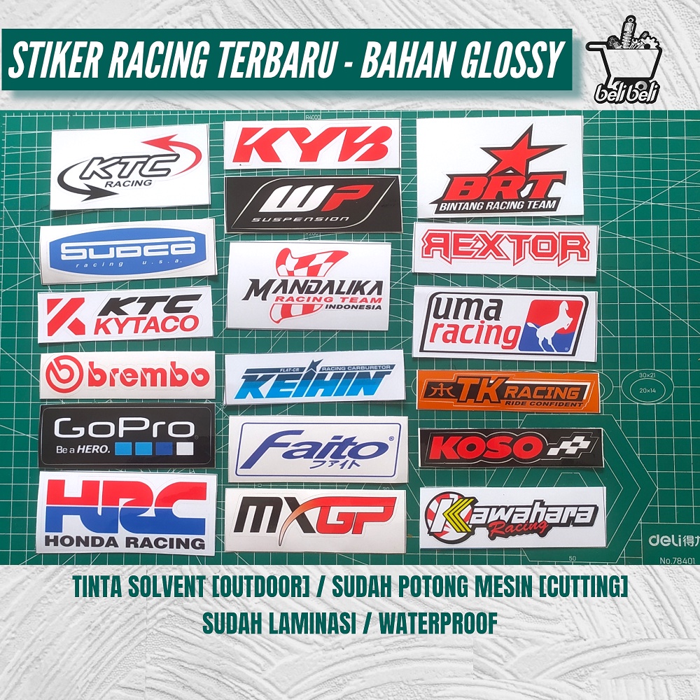 Jual stiker sponsor / stiker racing terbaru / stiker motor / stiker ...