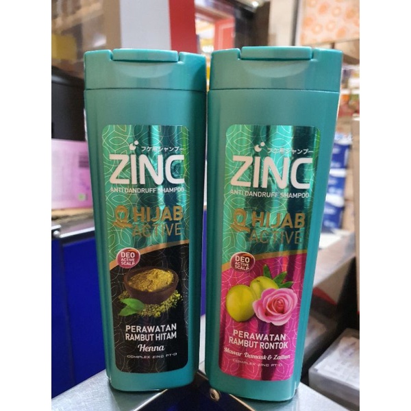 Jual Zinc Hijab Active Anti Dandruff Shampoo 170ml | Shopee Indonesia