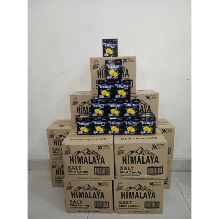 Jual Himalaya Salt candy /permen segar mint rasa lemon KARTON -Anti ...