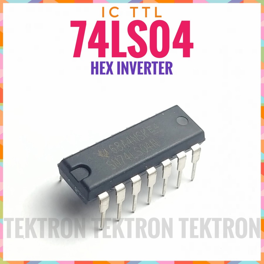 Jual IC TTL 74LS04 7404 Hex Inverter Texas ST National Hitachi | Shopee Indonesia