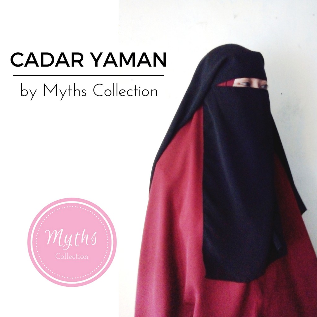 Jual Cadar Yaman | Niqab Yaman | Niqob Yaman | Shopee Indonesia