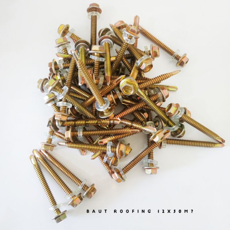 Jual Baut roofing baut baja ringan baut sds 50mm,60mm,70mm,100mm kunci ...
