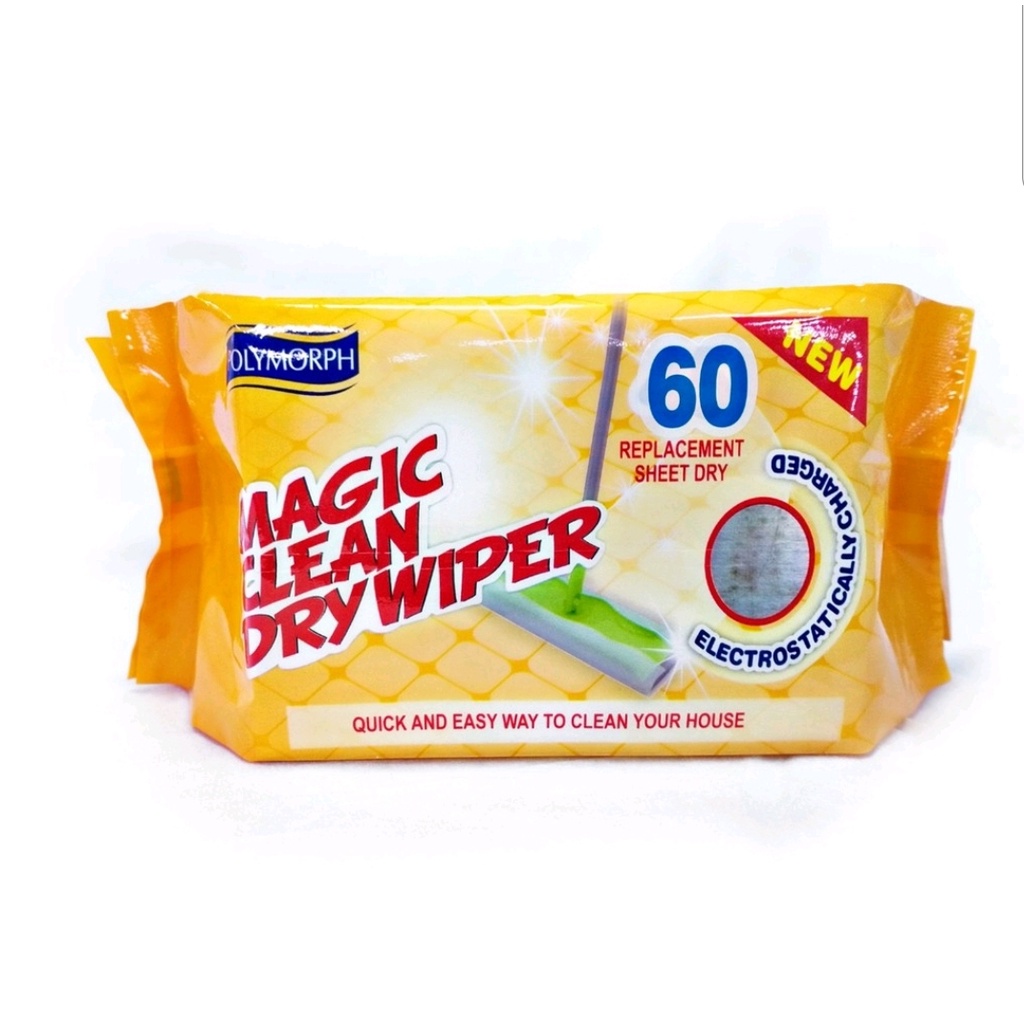 Jual POLYMORPH MAGIC CLEAN DRY WIPES 60s | TISU SAPU KERING | Shopee ...