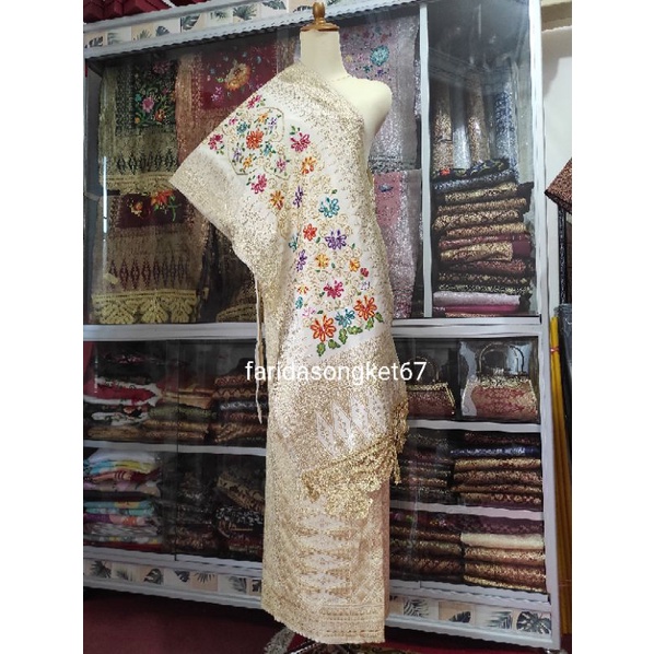 Jual SONGKET PANDAI SIKEK/ SONGKET PADANG/ SONGKET MINANG, SELENDANG DI ...